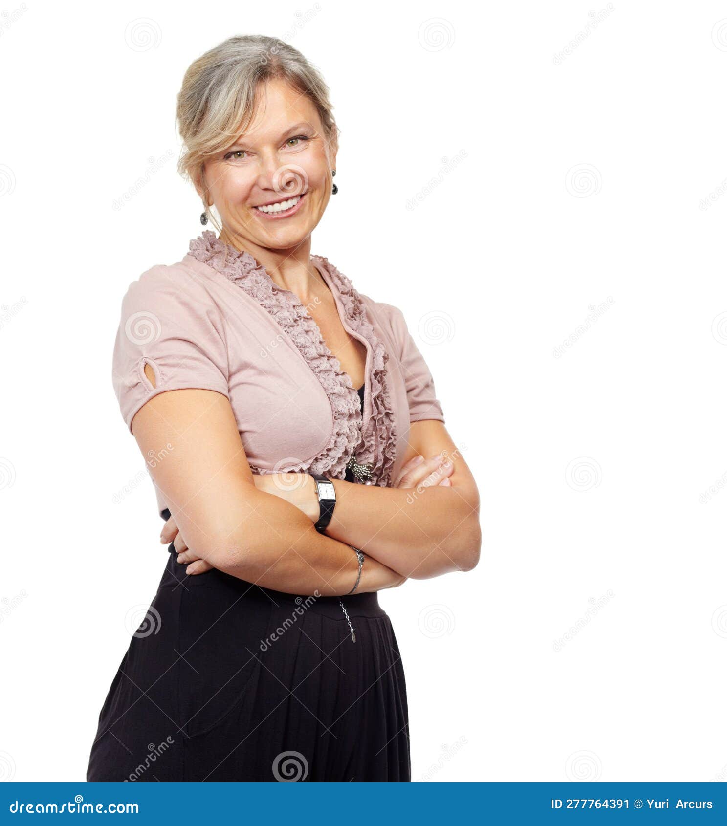 Maturity and Confidence. Studio Shot of a Mature Woman Isolated on ...
