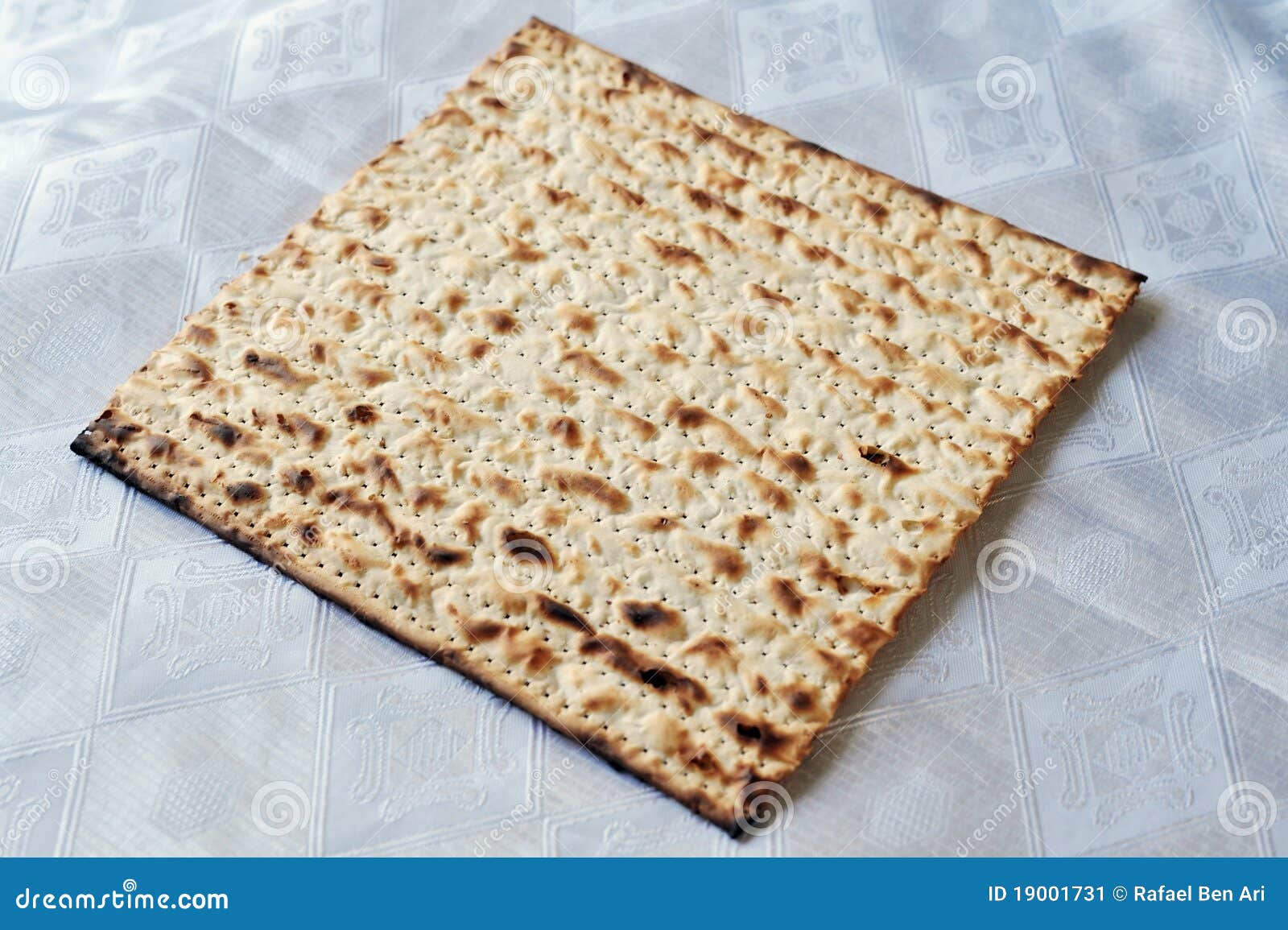 Matza For Jewish Holiday Passover Stock Image - Image of ceremony ...