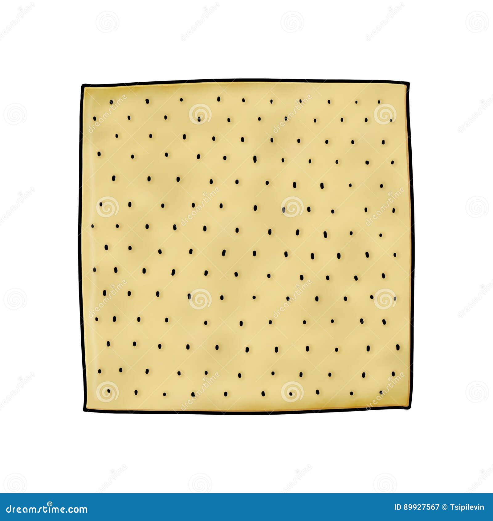 Matzoh illustration stock illustration. Illustration of jewish - 89927567