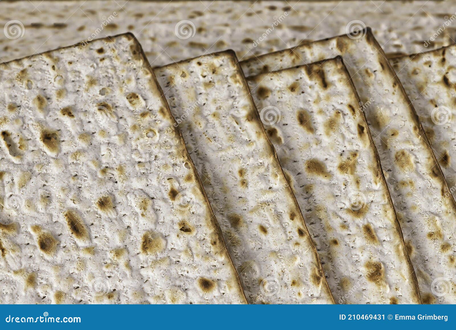 Matzot Sheets Close-up. Symbol of Jewish Passover Stock Image - Image ...