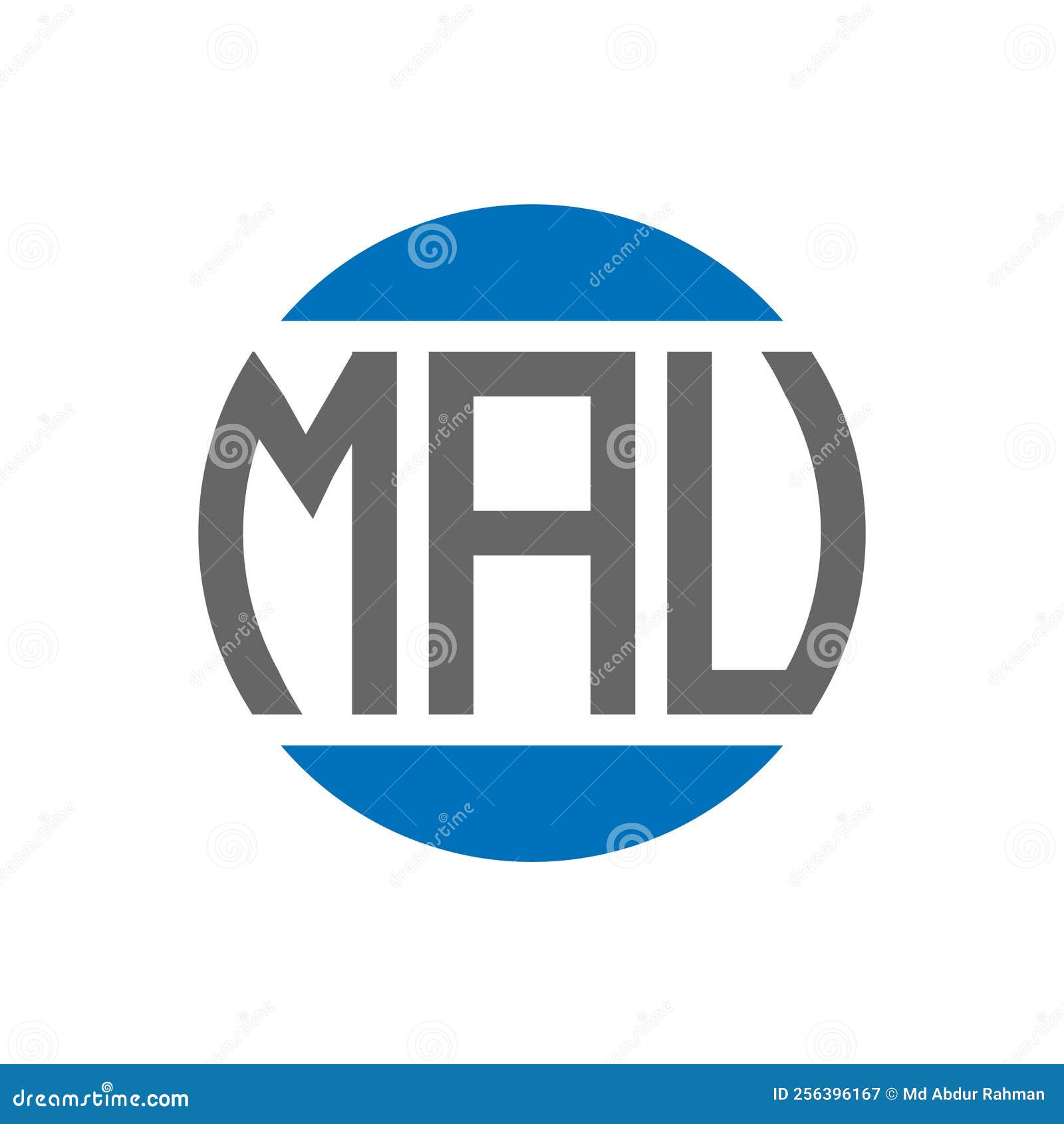 MAU Letter Logo Design on White Background. MAU Creative Initials ...