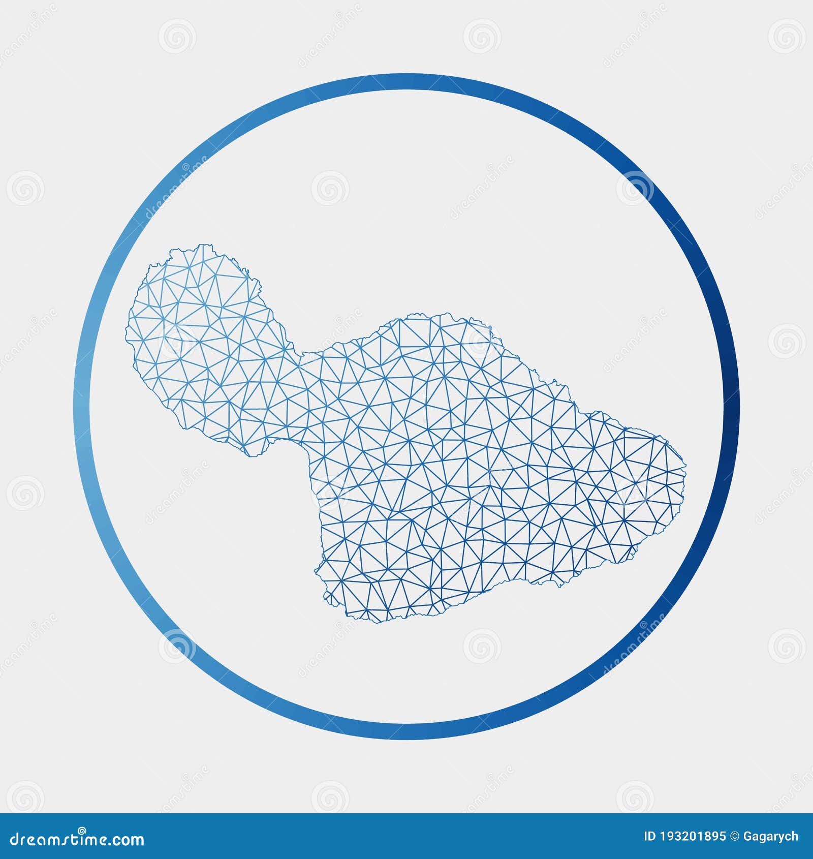 Maui icon. stock vector. Illustration of pink, hawaii - 193201895