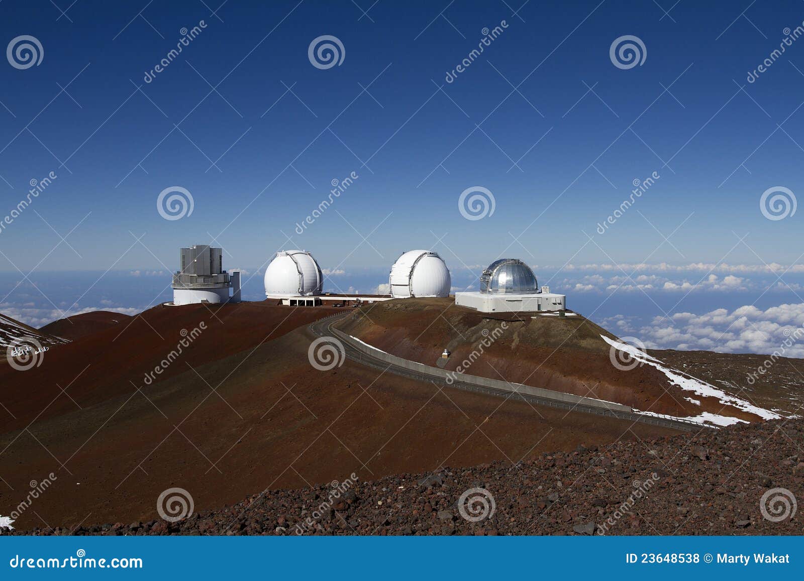 Mauna Kea Observatory stock photo. Image of landscape - 23648538