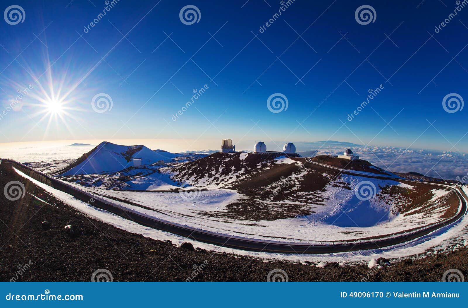 Mauna Kea summit stock photo. Image of astronomy, domes - 49096170
