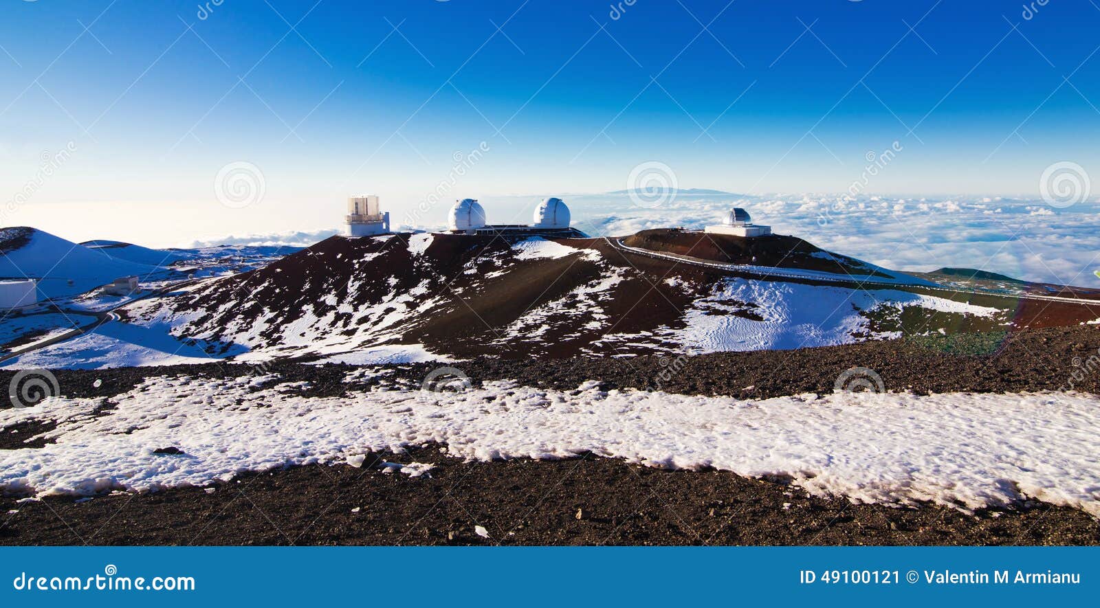 Mauna Kea Summit stock image. Image of astronomy, sunset - 49100121