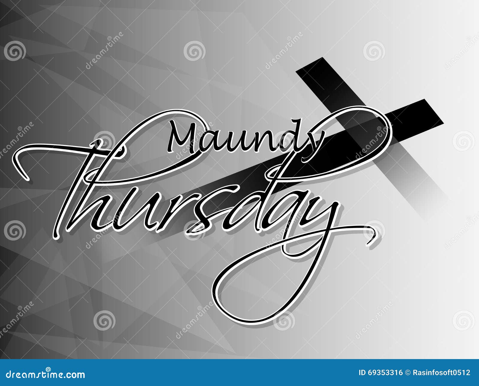Maundy Thursday. Thursday Color Illustration With Jesus And The 12 ...