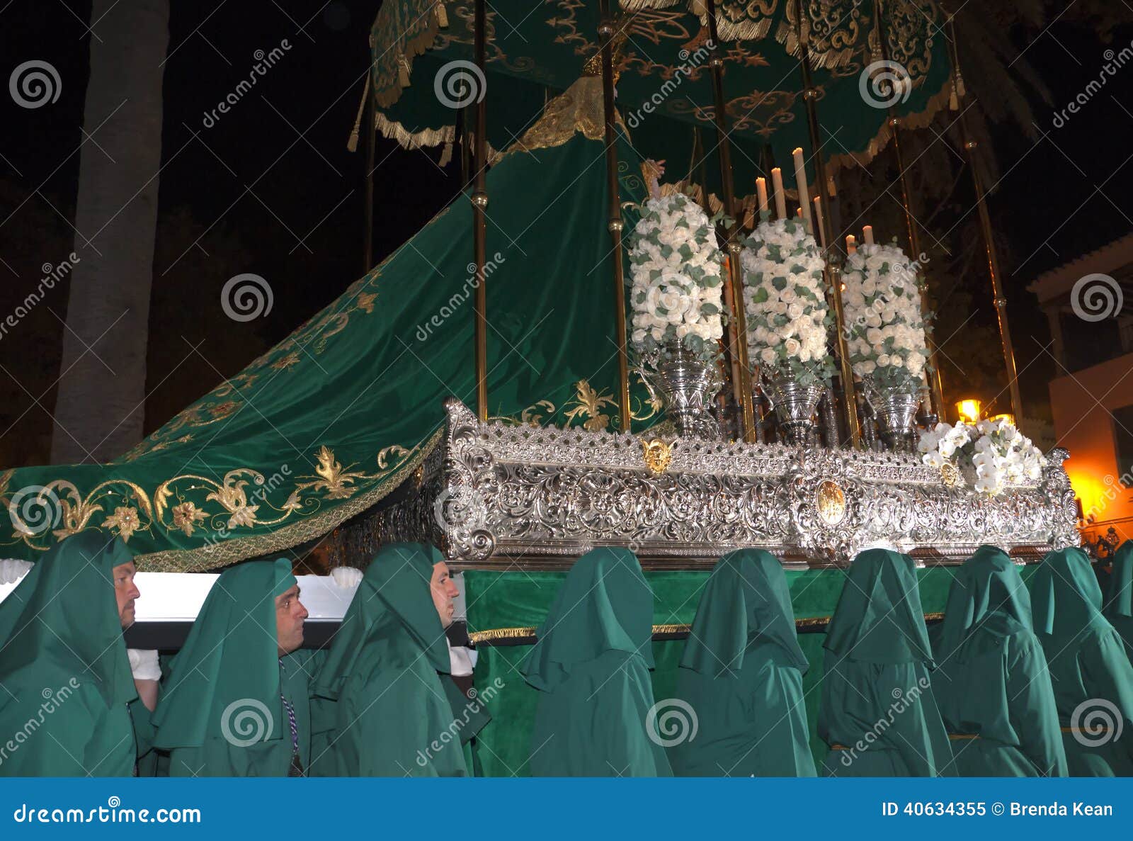 Maundy Thursday Procession in Nerja Spain Editorial Image - Image of ...