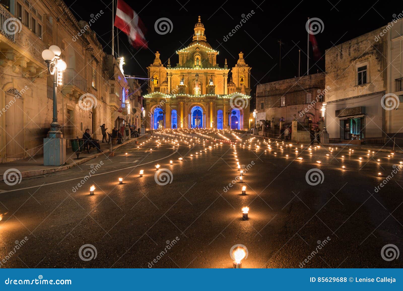 Maundy Thursday in Siggiewi Editorial Stock Photo - Image of golden ...