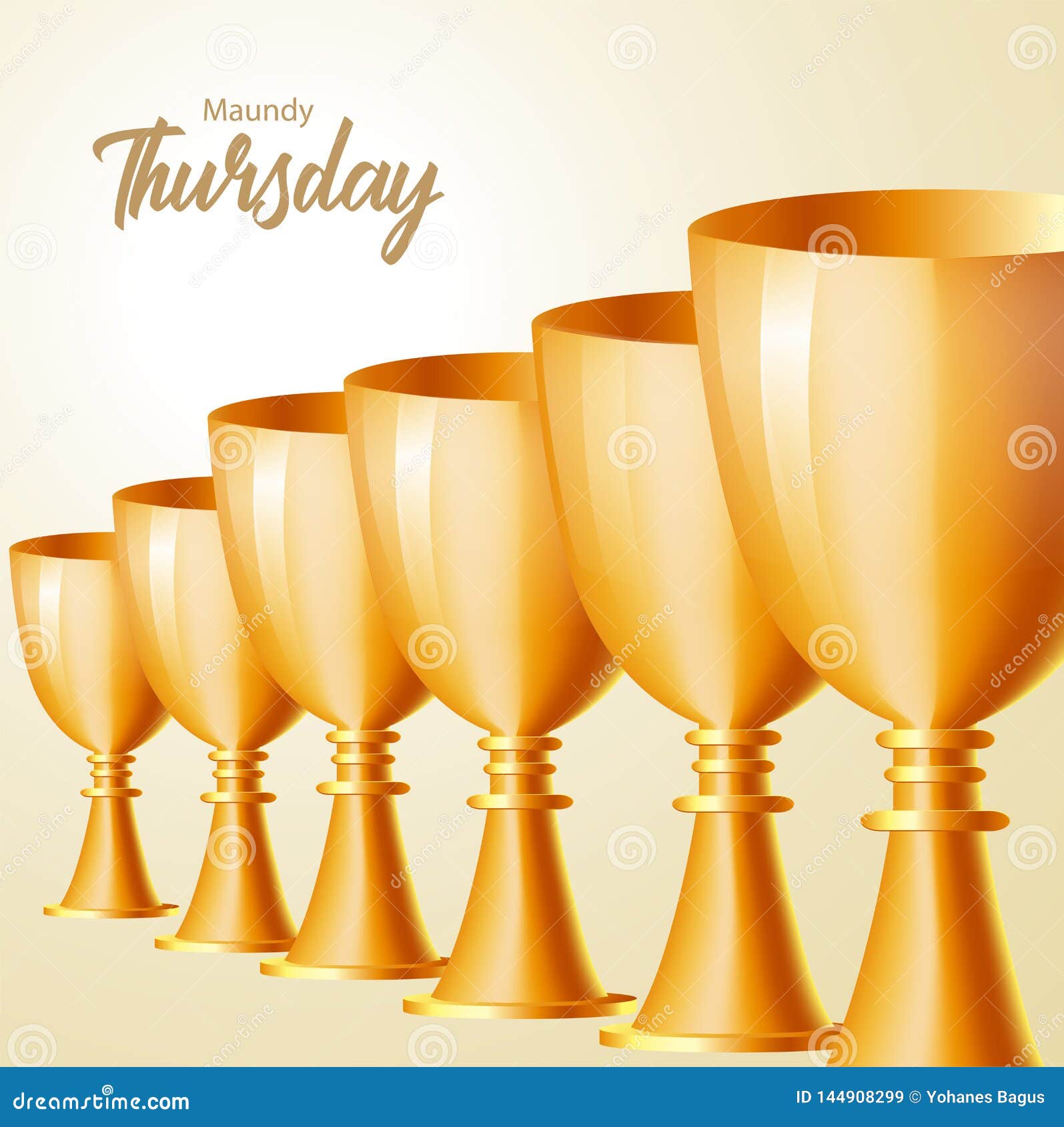 Vector Maundy Thursday Banner Template Template | CartoonDealer.com ...