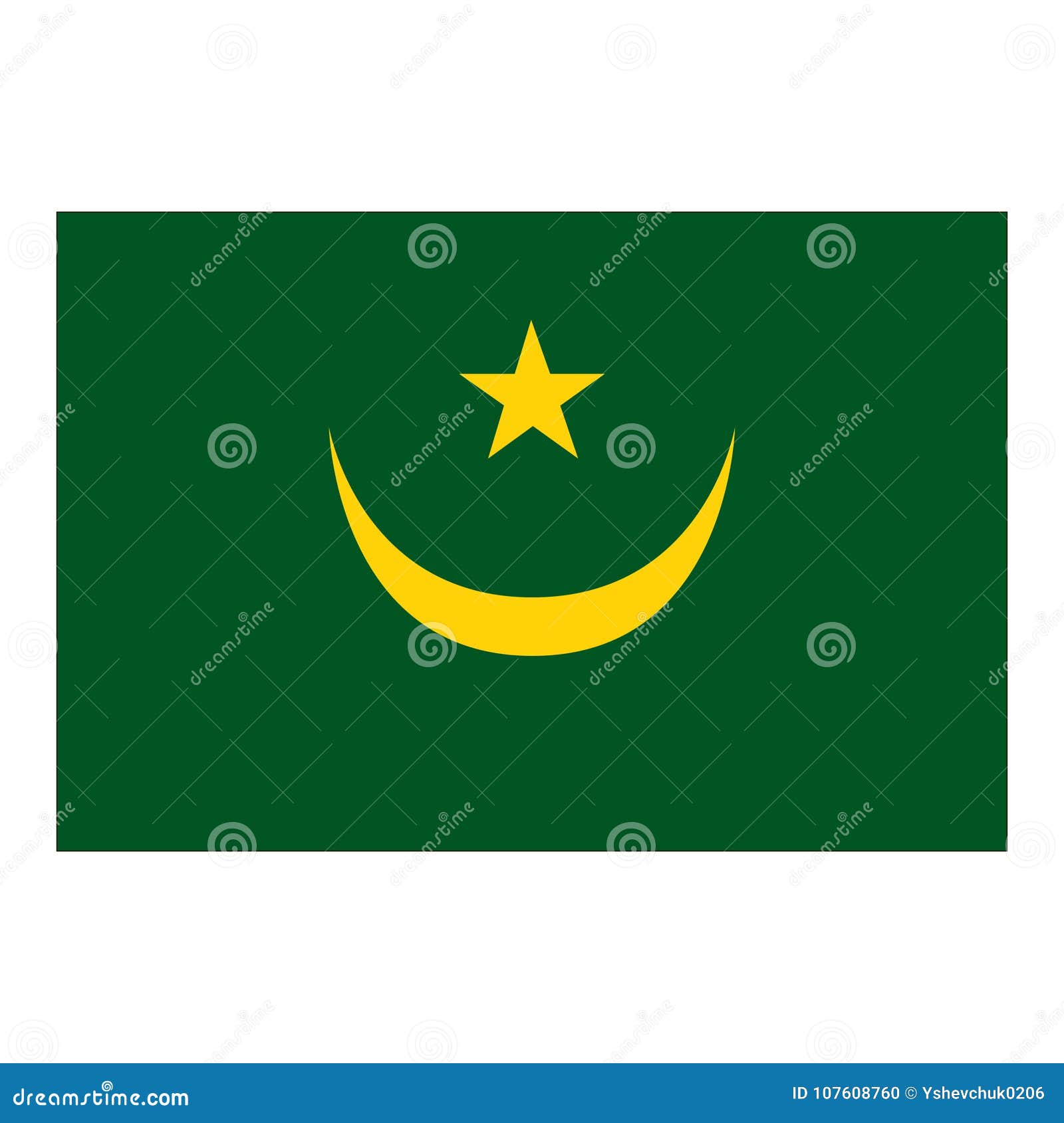 Mauritania Of Icon Vector Illustration Stock Vector Illustration Of