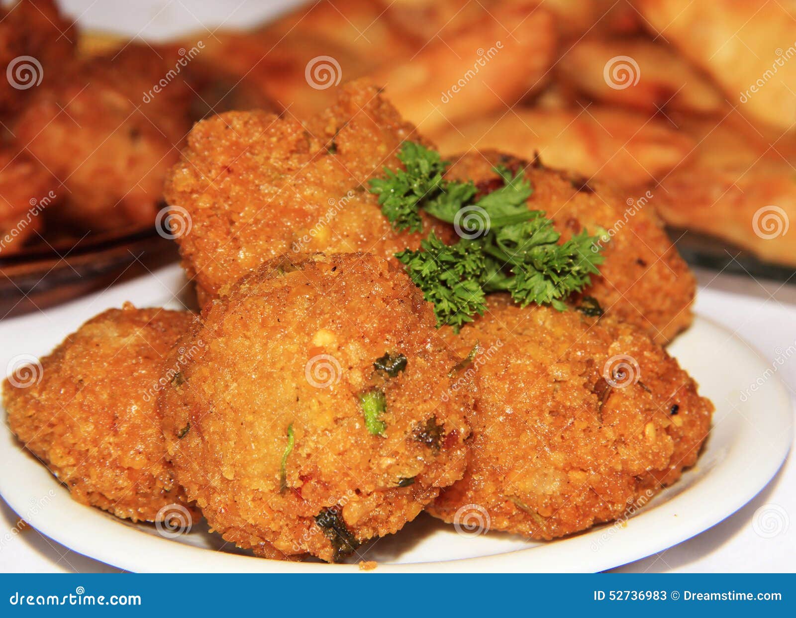 Mauritian snacks stock image. Image of hushpuppy, mauriitus - 52736983