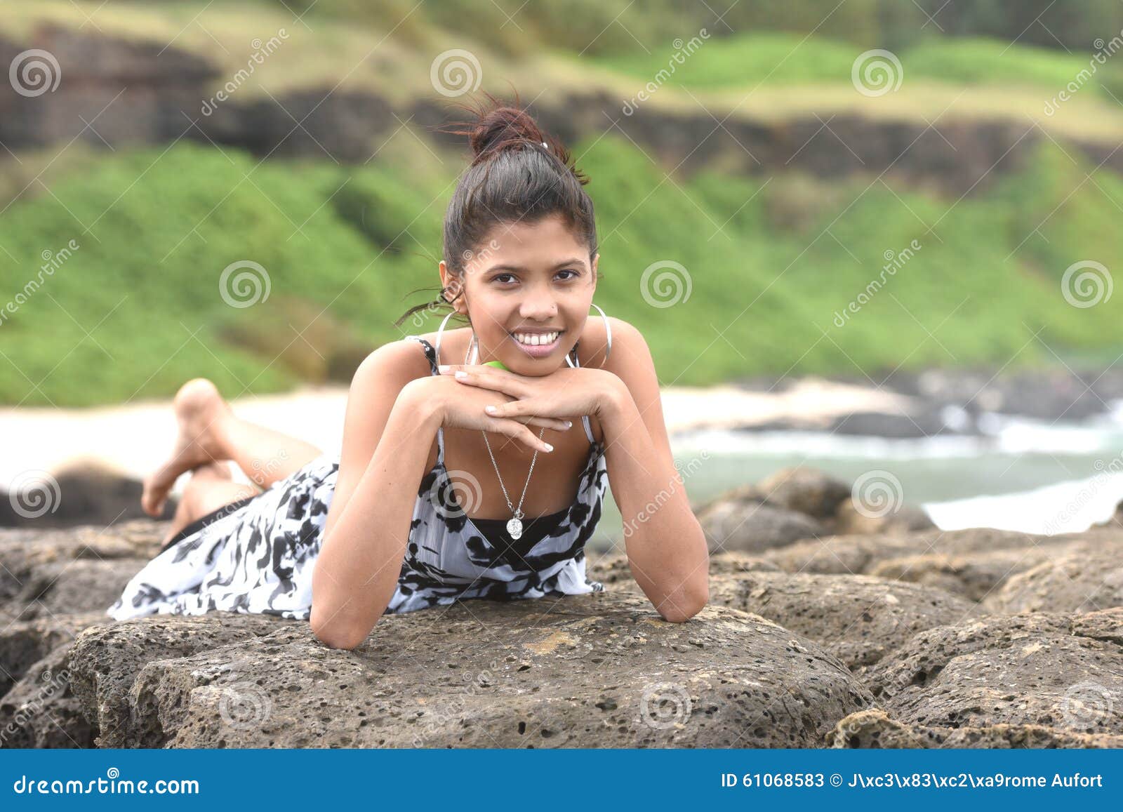 Mauritian woman stock image. Image of pleasure, mauritius - 61068583