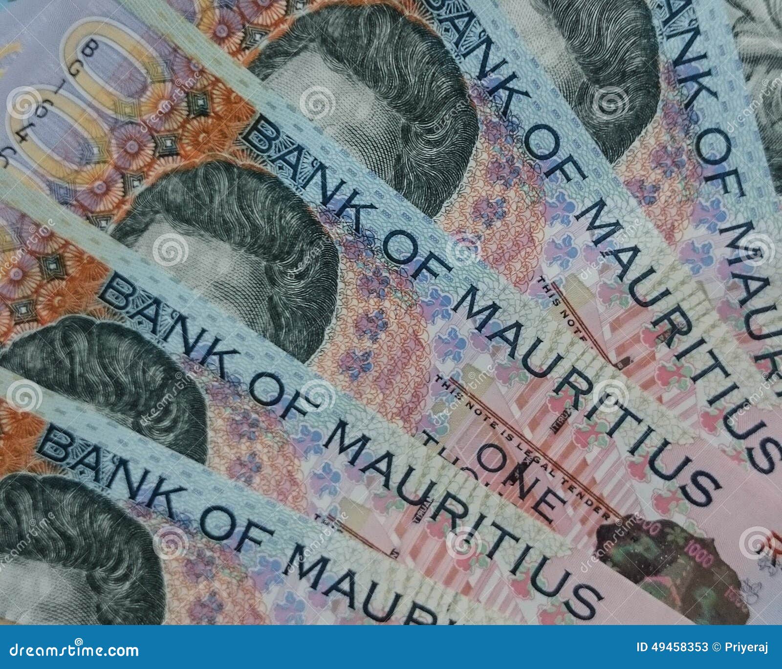 Mauritius Currency editorial stock photo. Image of rupee - 49458353