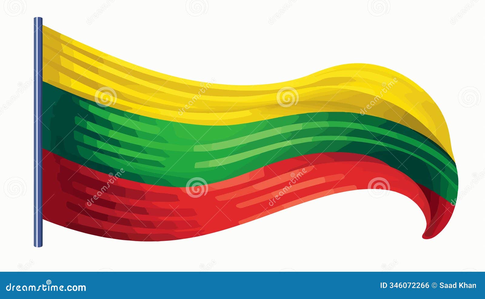Mauritius Flag Vector Cartoon Vector Illustration Stock Illustration ...