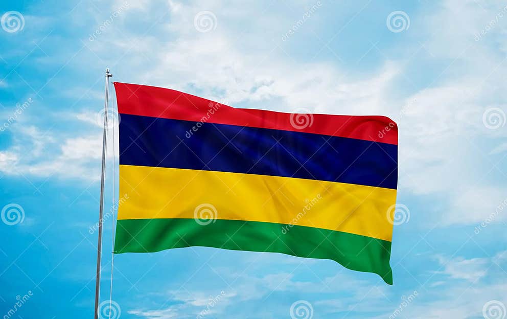 Mauritius Flag Wallpaper, Mauritius Flag Texture Stock Image - Image of ...