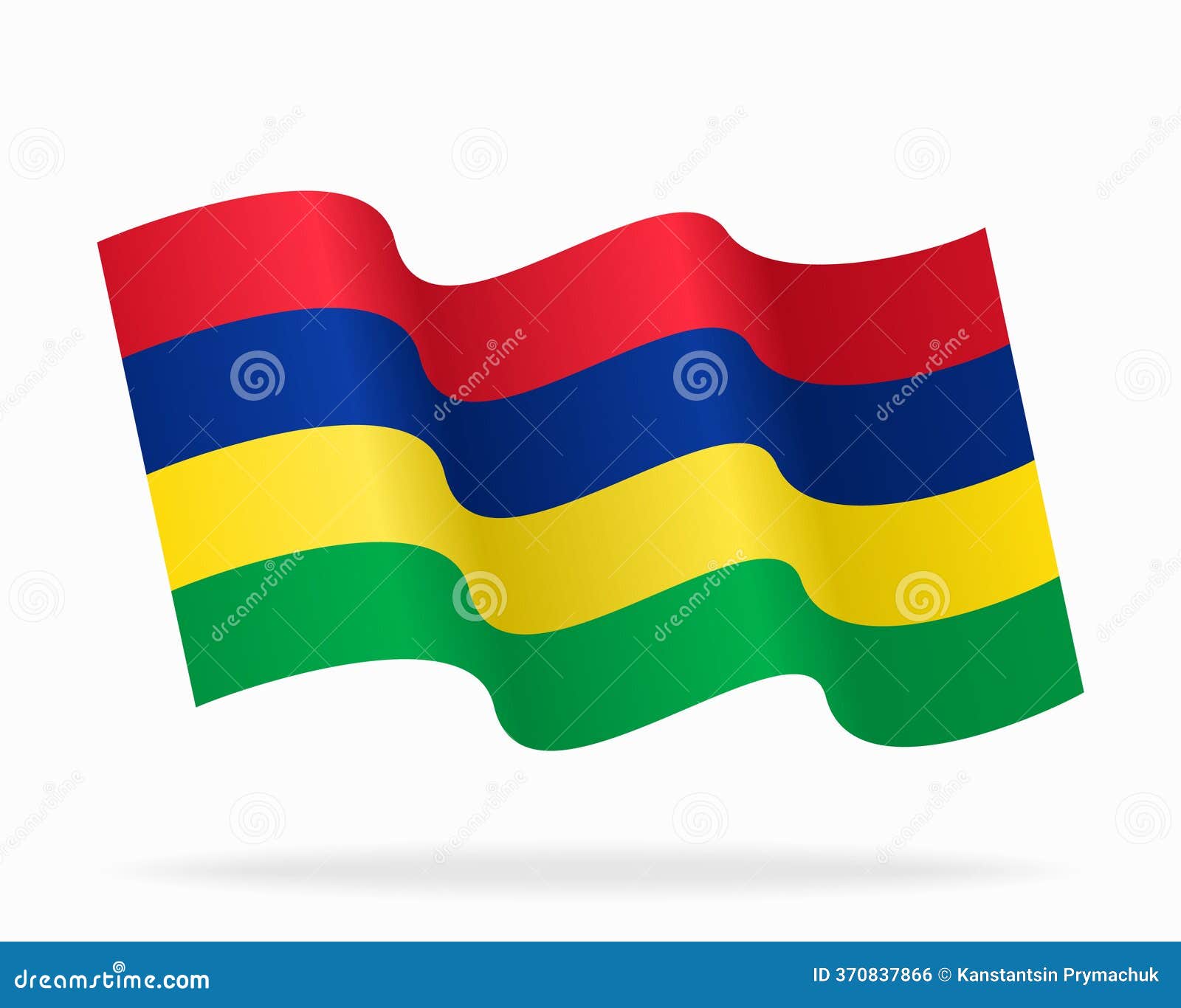 Mauritius Flag, Set Of Location Pin Icons Of Mauritius Flag Vector ...