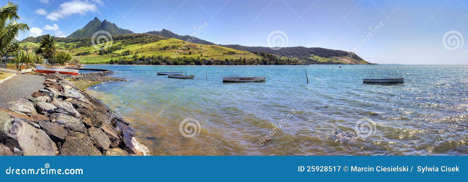 Mauritius landscape stock image. Image of coast, outdoor - 25928517