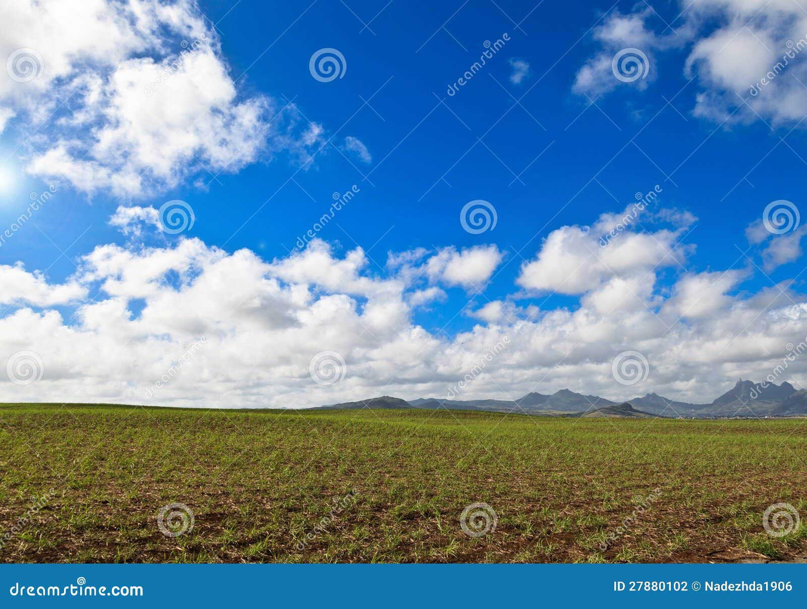 Mauritius landscape stock photo. Image of meadows, countryside - 27880102