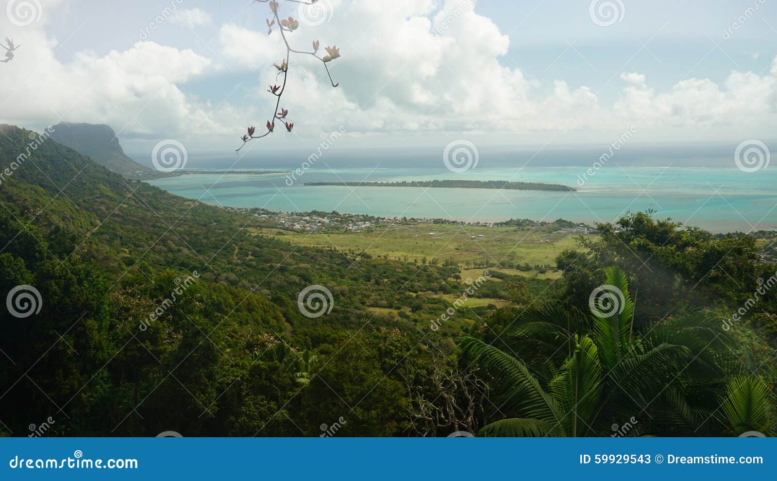 Mauritius landscape stock image. Image of volcanic, green - 59929543