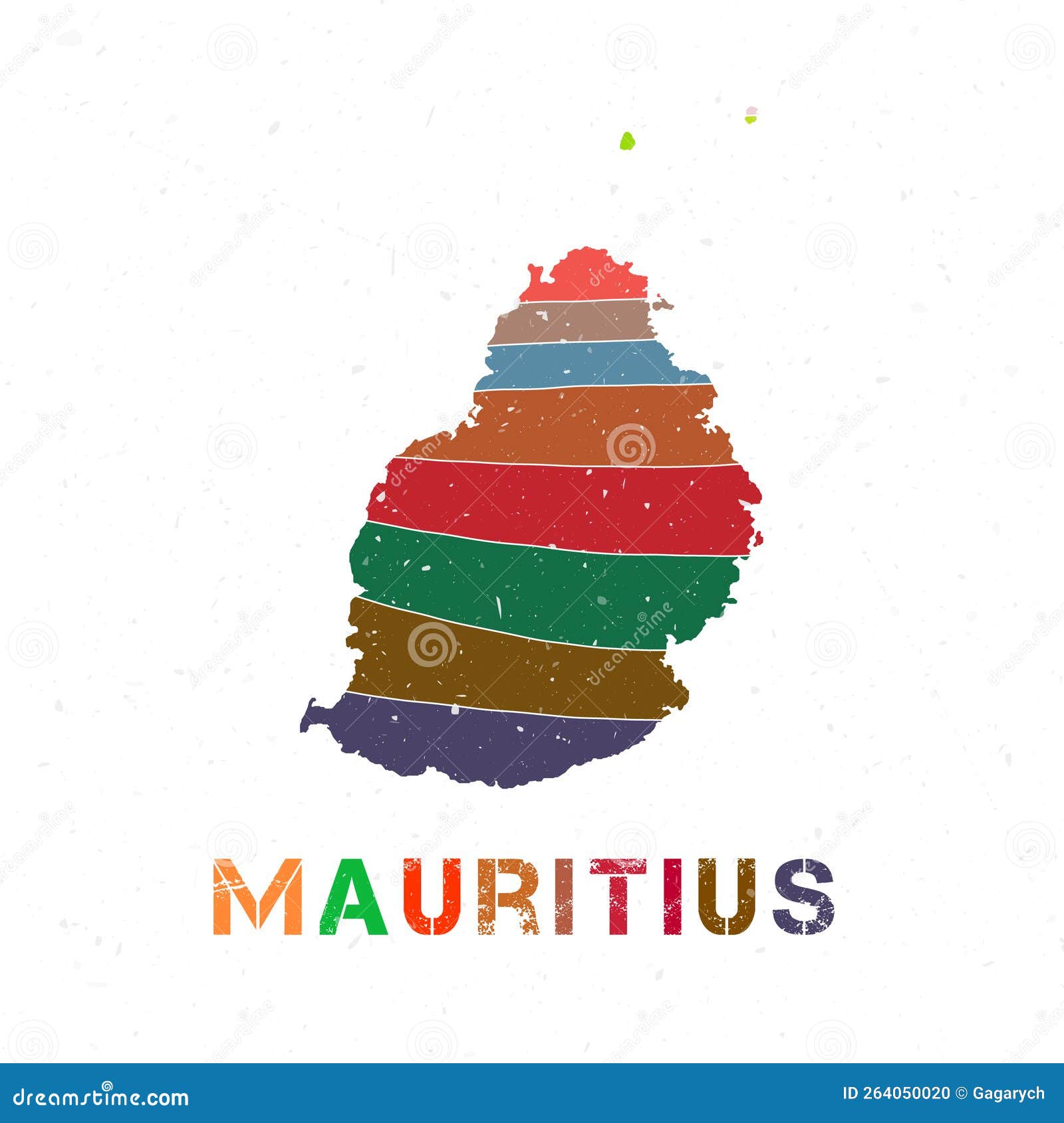 Mauritius map design. stock vector. Illustration of bright - 264050020