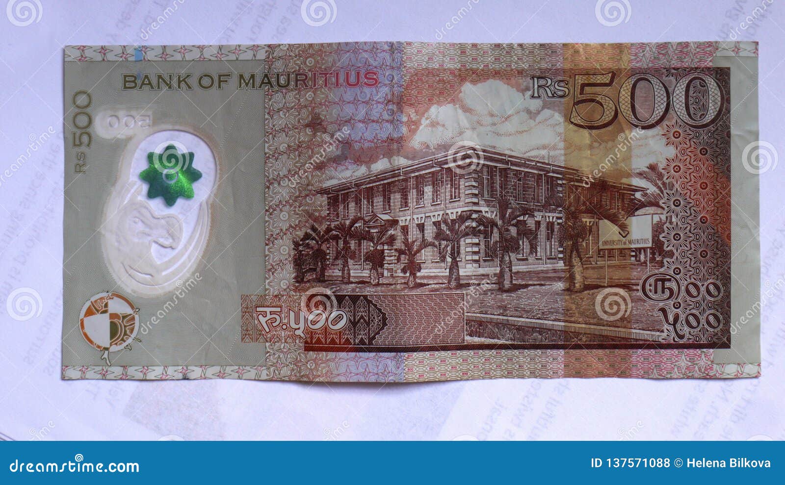Mauritius Money, Billetes De Banco Foto de archivo editorial - Imagen ...