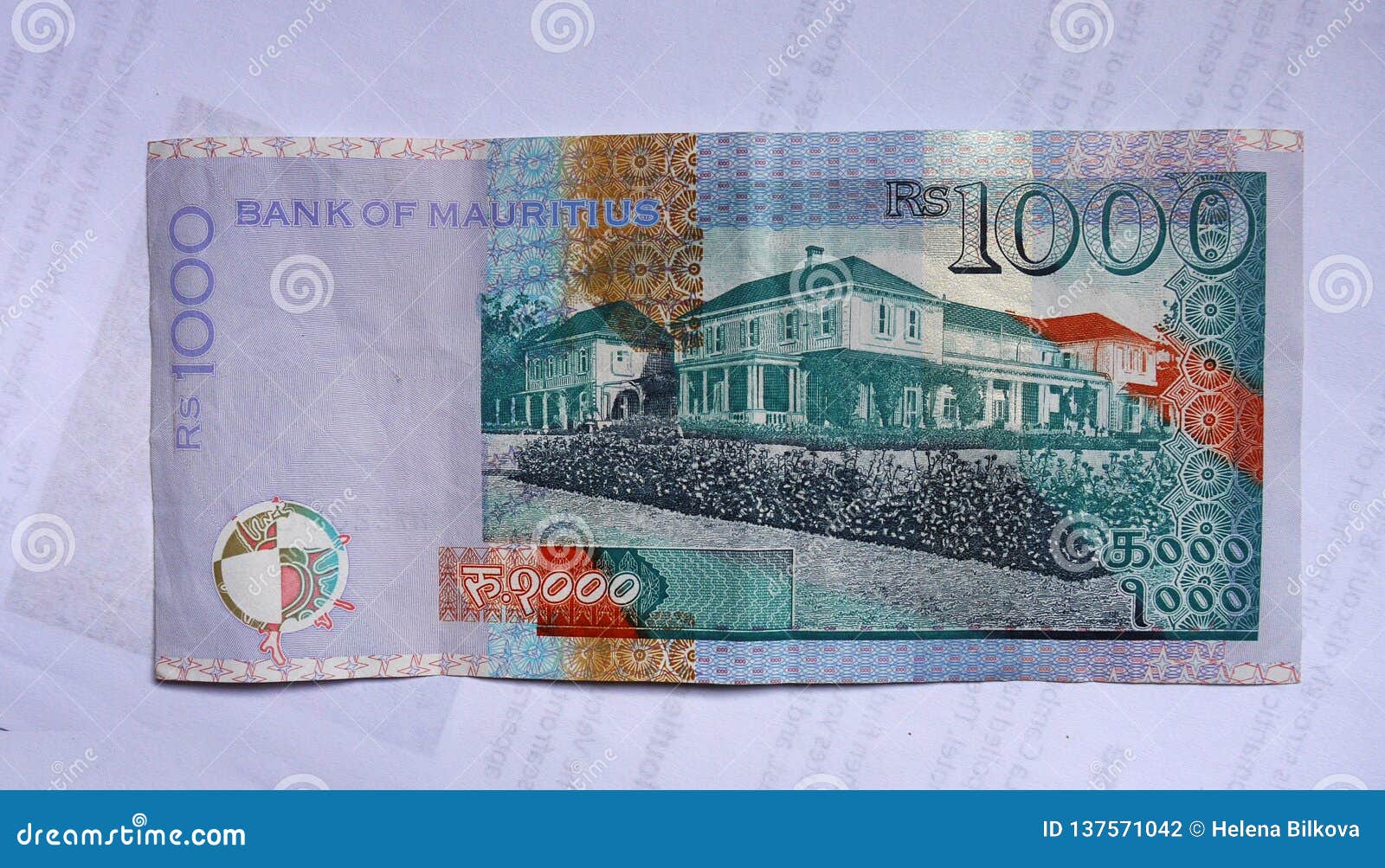 Mauritius Money, Mil Billetes De Banco Fotografía editorial - Imagen de ...