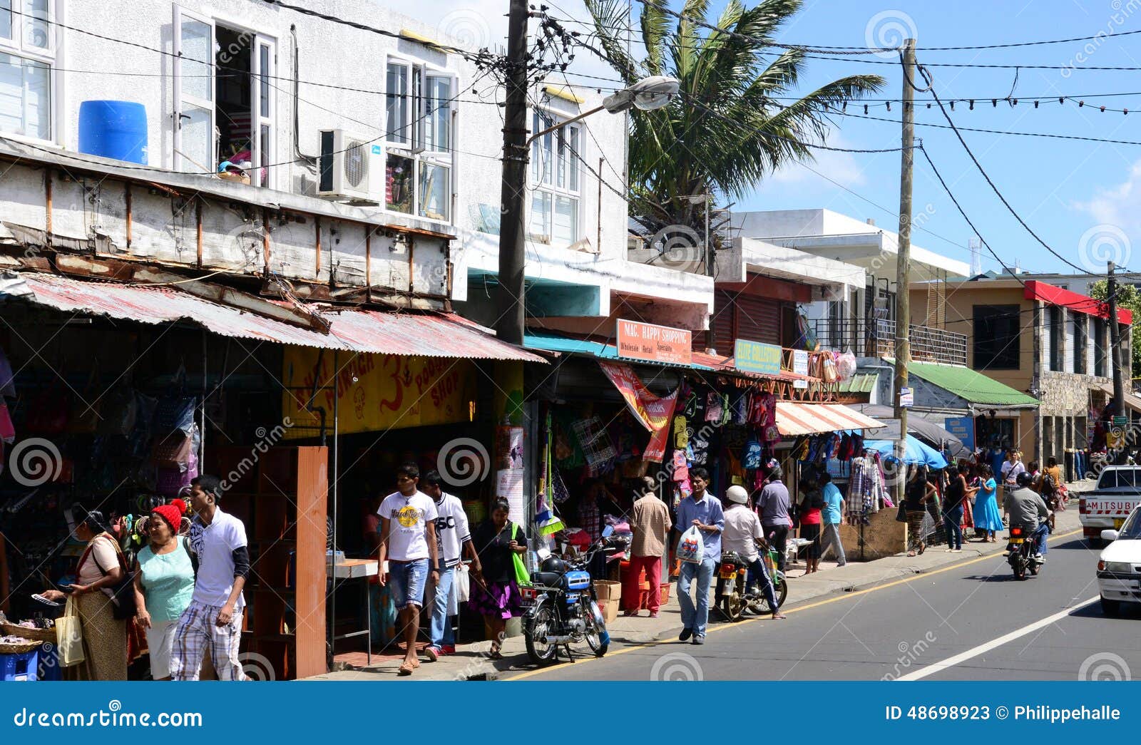 Mauritius, Schilderachtig Dorp Van Goodlands Redactionele Stock Foto ...
