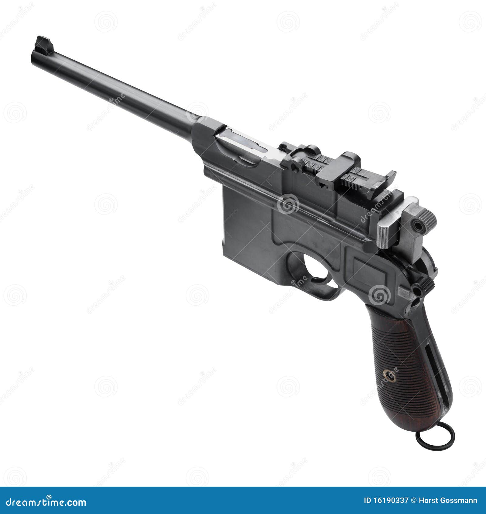 Mauser C96 stock image. Image of crime, sport, bullet - 16190337
