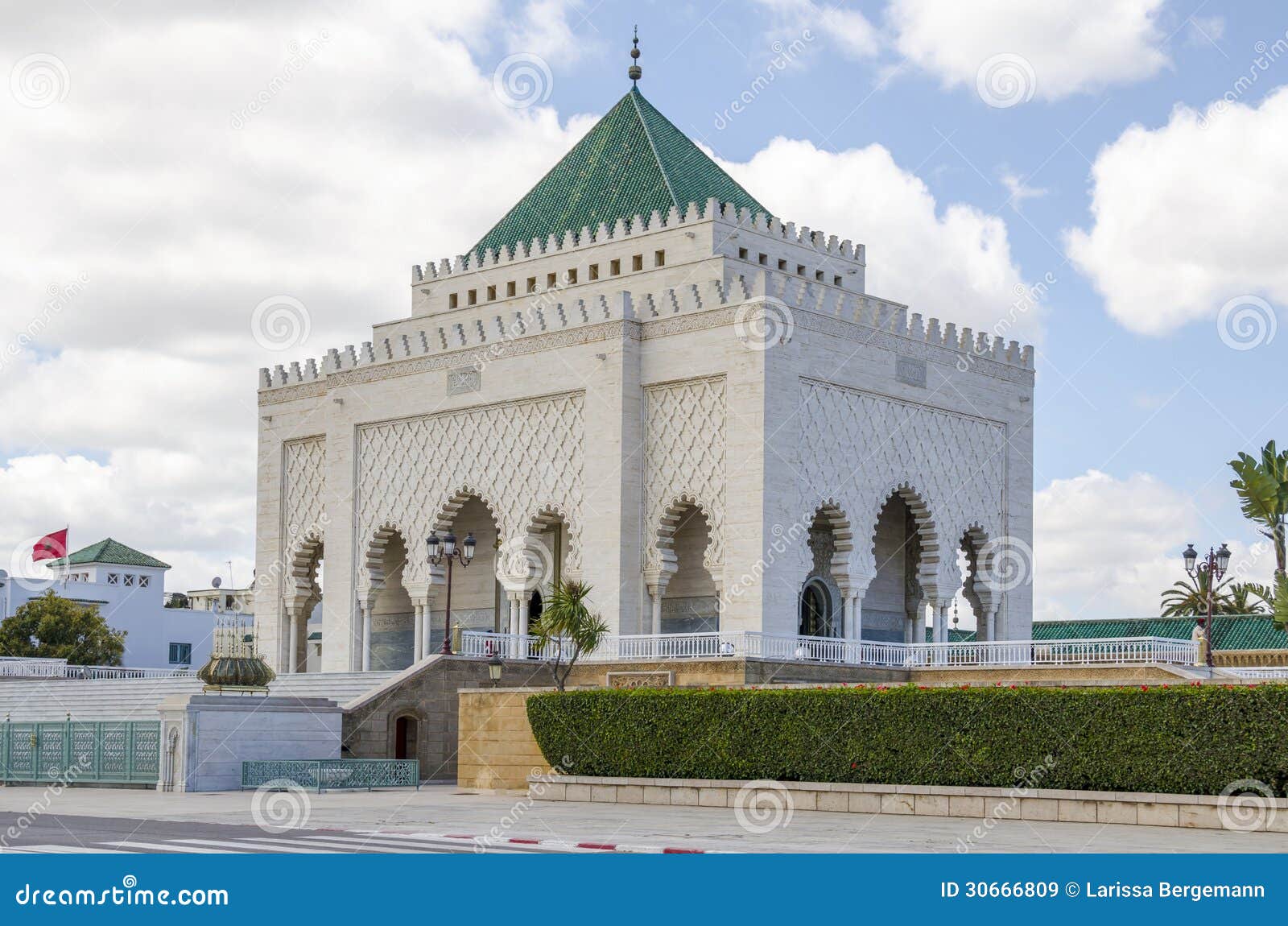 Mausoleo di Mohammed V immagine stock. Immagine di fede - 30666809