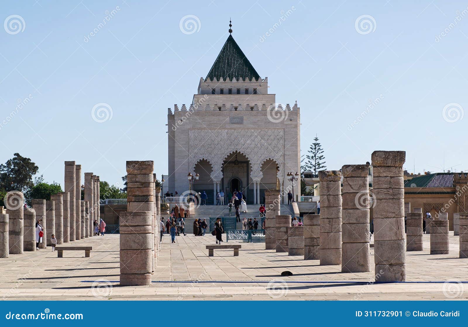 Mausoleum of Mohammed V. Rabat, Morocco, Africa Editorial Photo - Image ...
