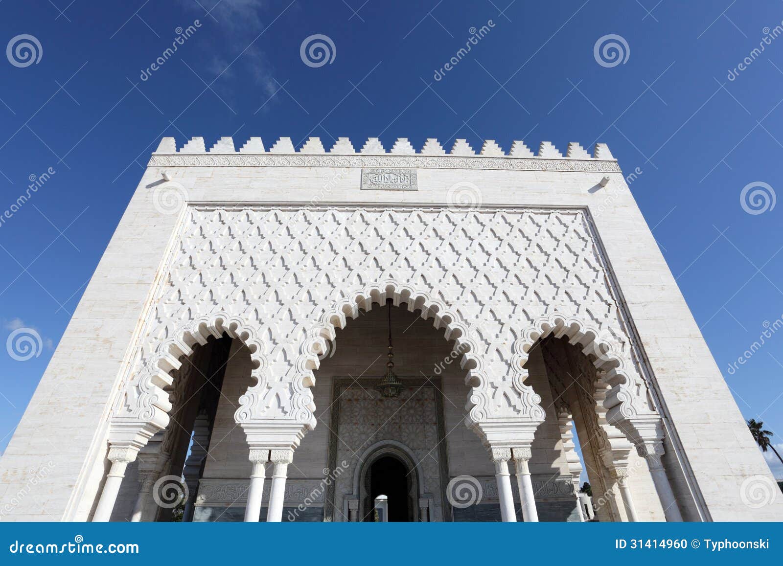 Mausoleum in Rabat, Marokko Stock Foto - Image of marokkaans, islam ...