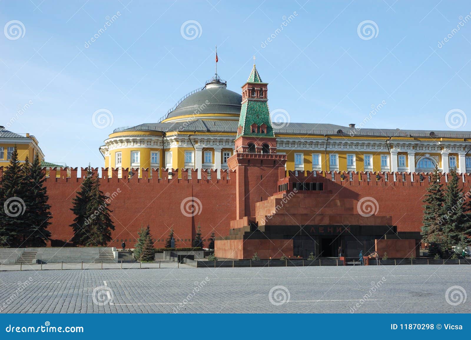 Mausoleum on Red Square stock photo. Image of historical - 11870298