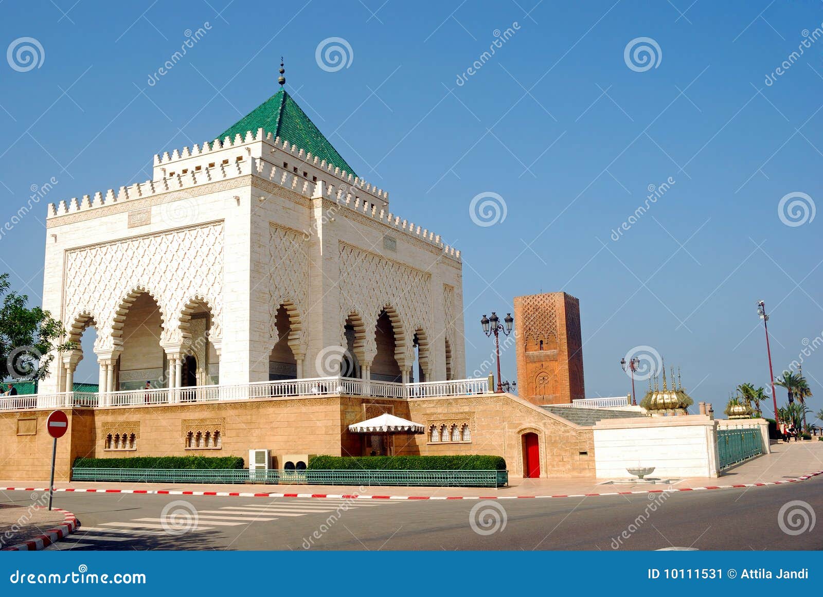 Mausoleum of V. Mohamed, Rabat, Morocco Stock Image - Image of religion ...