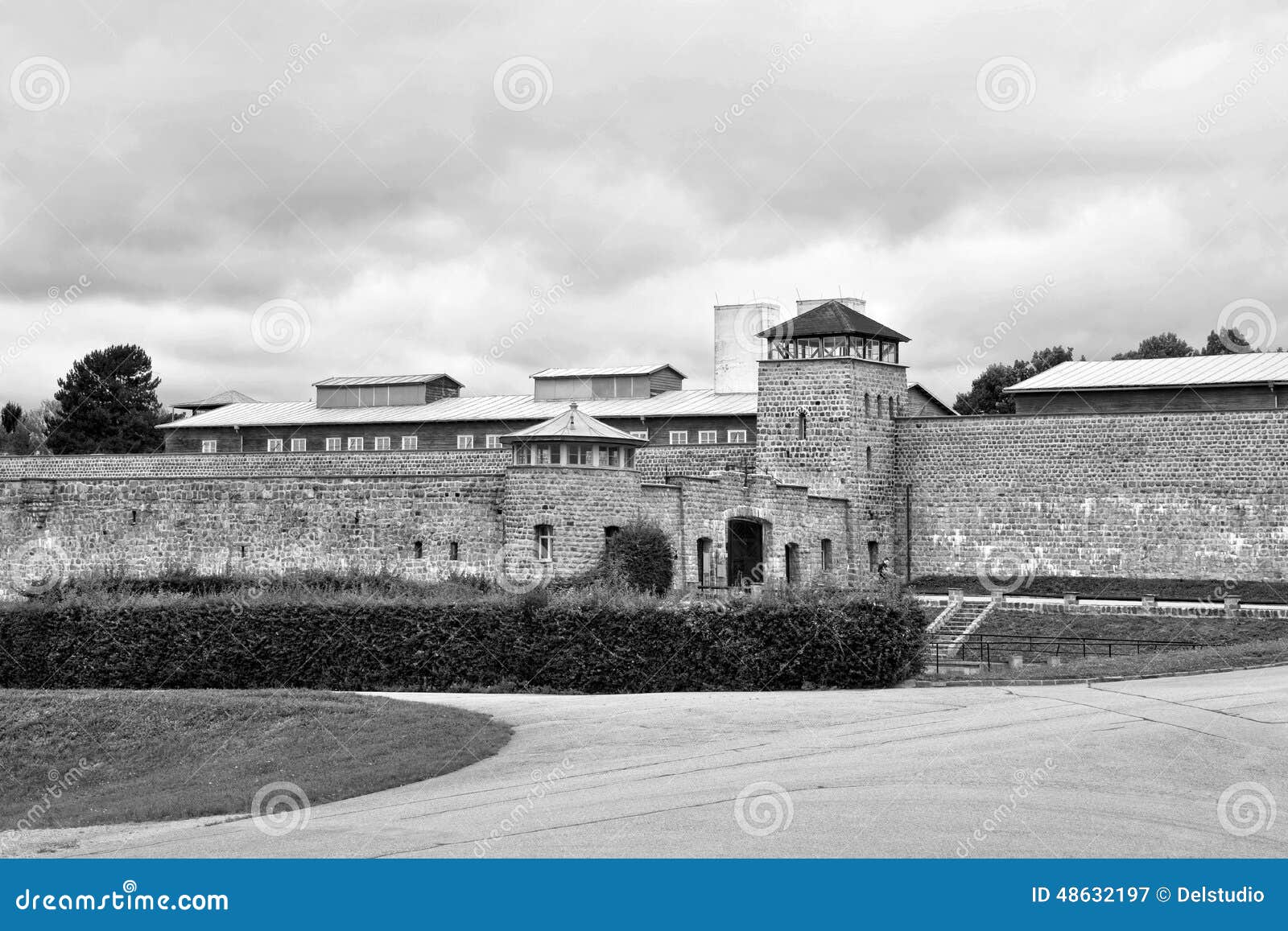 Mauthausen Concentration Camp Entry Gate Editorial Photography - Image ...