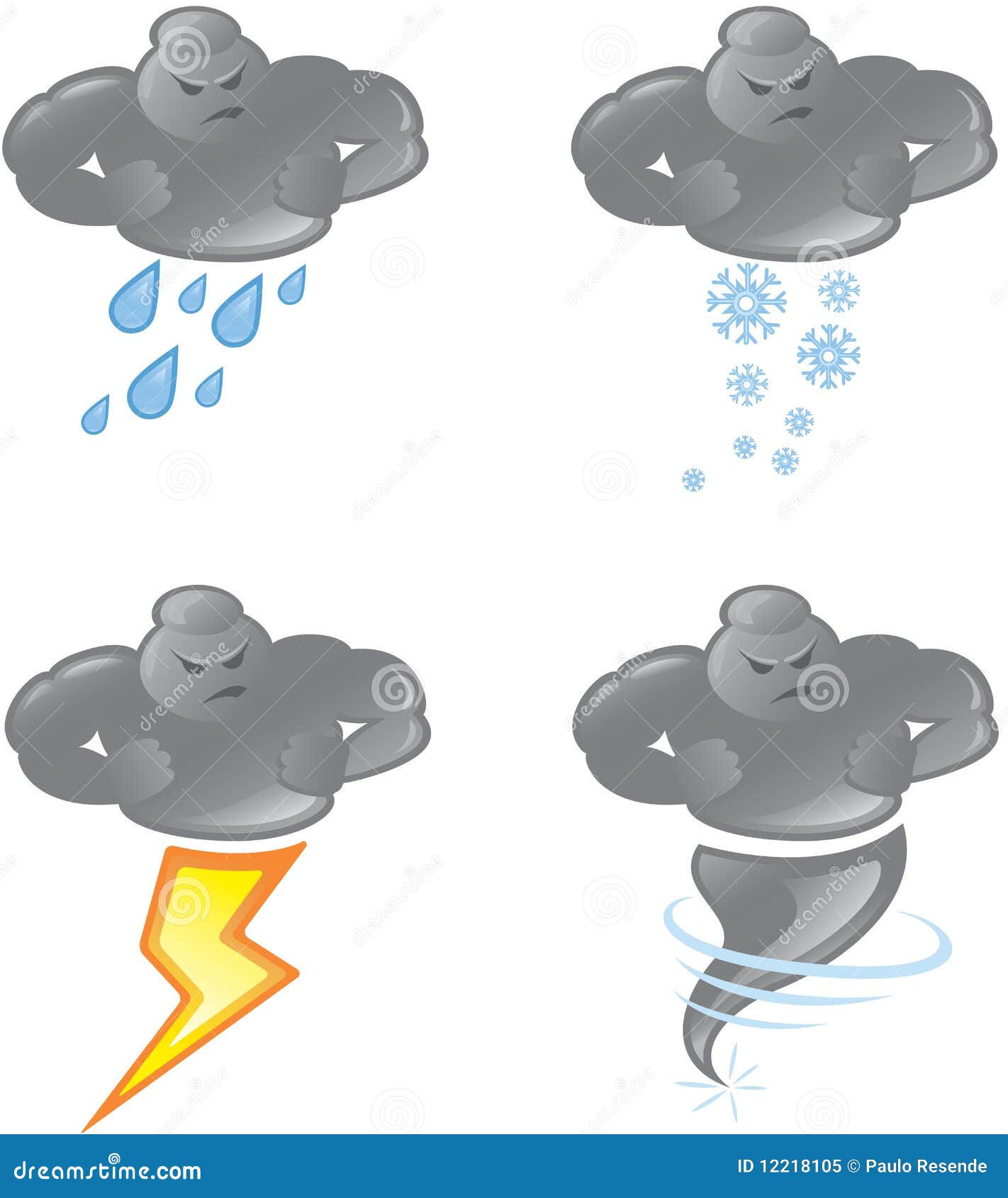 Mauvais temps illustration de vecteur. Illustration du neige - 12218105