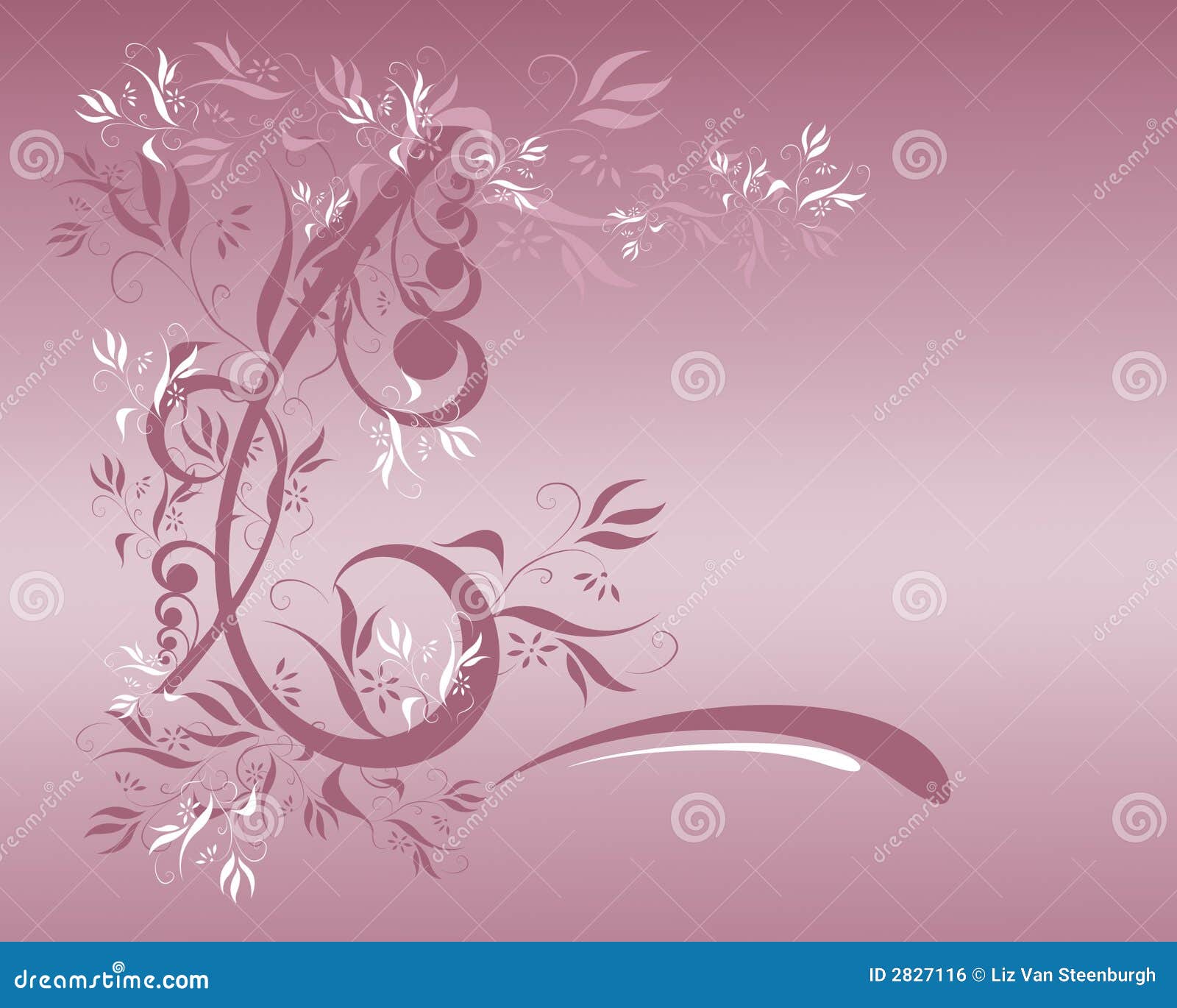 Mauve Floral stock illustration. Illustration of design - 2827116