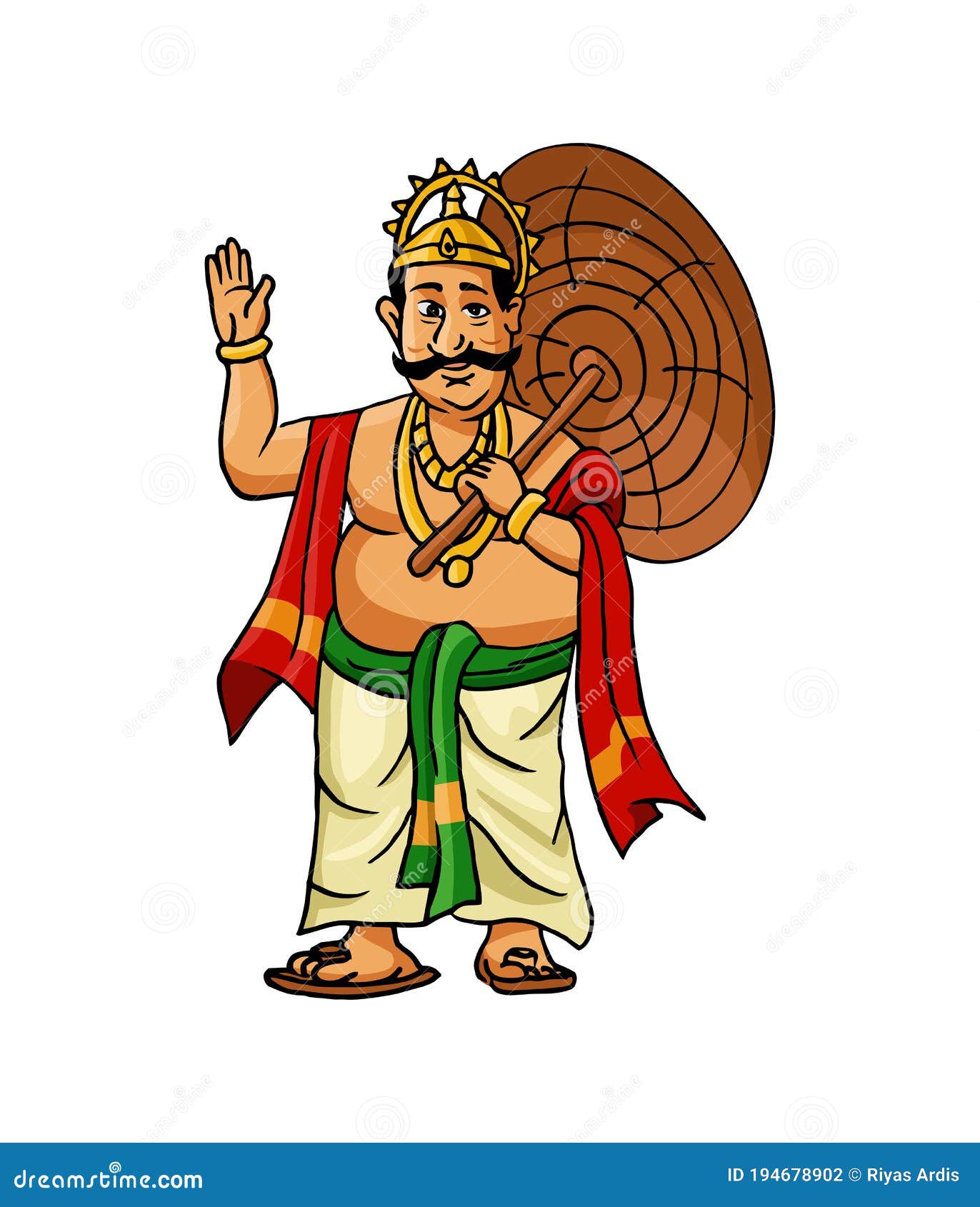 Mahabali Or Maveli, Kerala Old King. He Is Coming For Every Year Onam ...