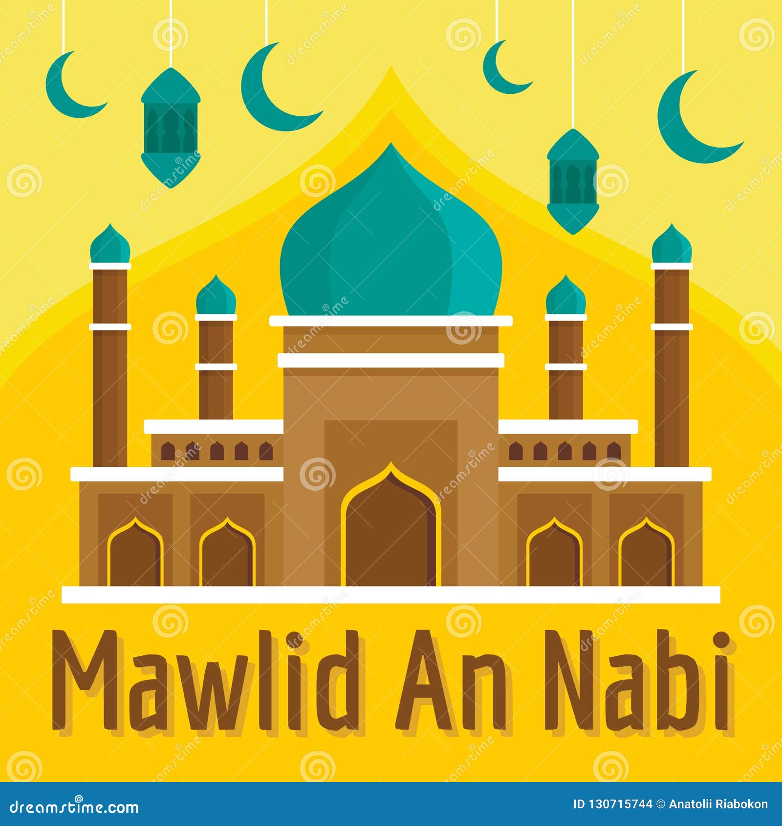 Mawlid an Nabi Concept Background, Flat Style Stock Vector ... Mawlid an Nabi Concept Background, Flat Style Stock Vector ...