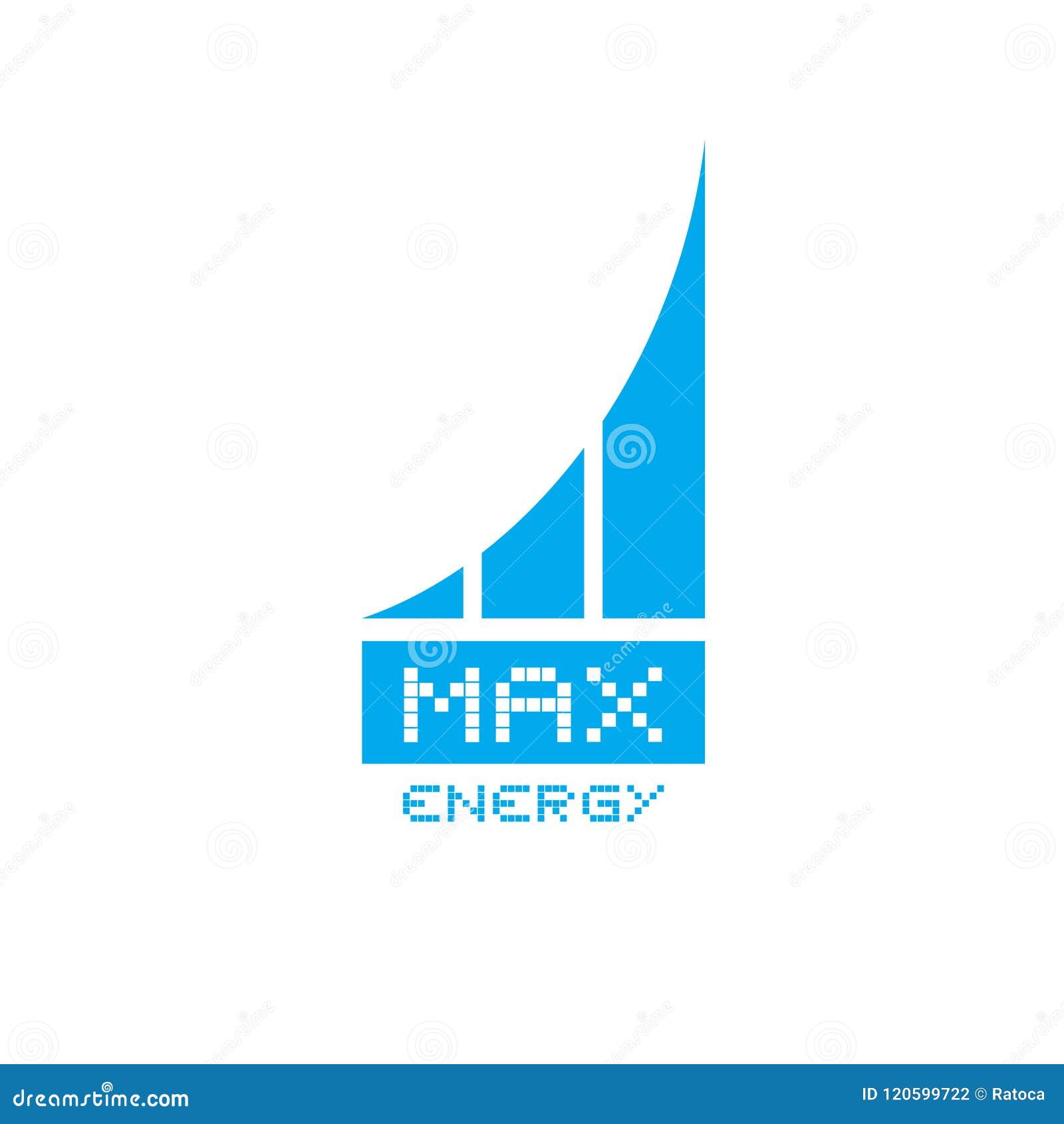 Max energy symbol stock vector. Illustration of motor - 120599722