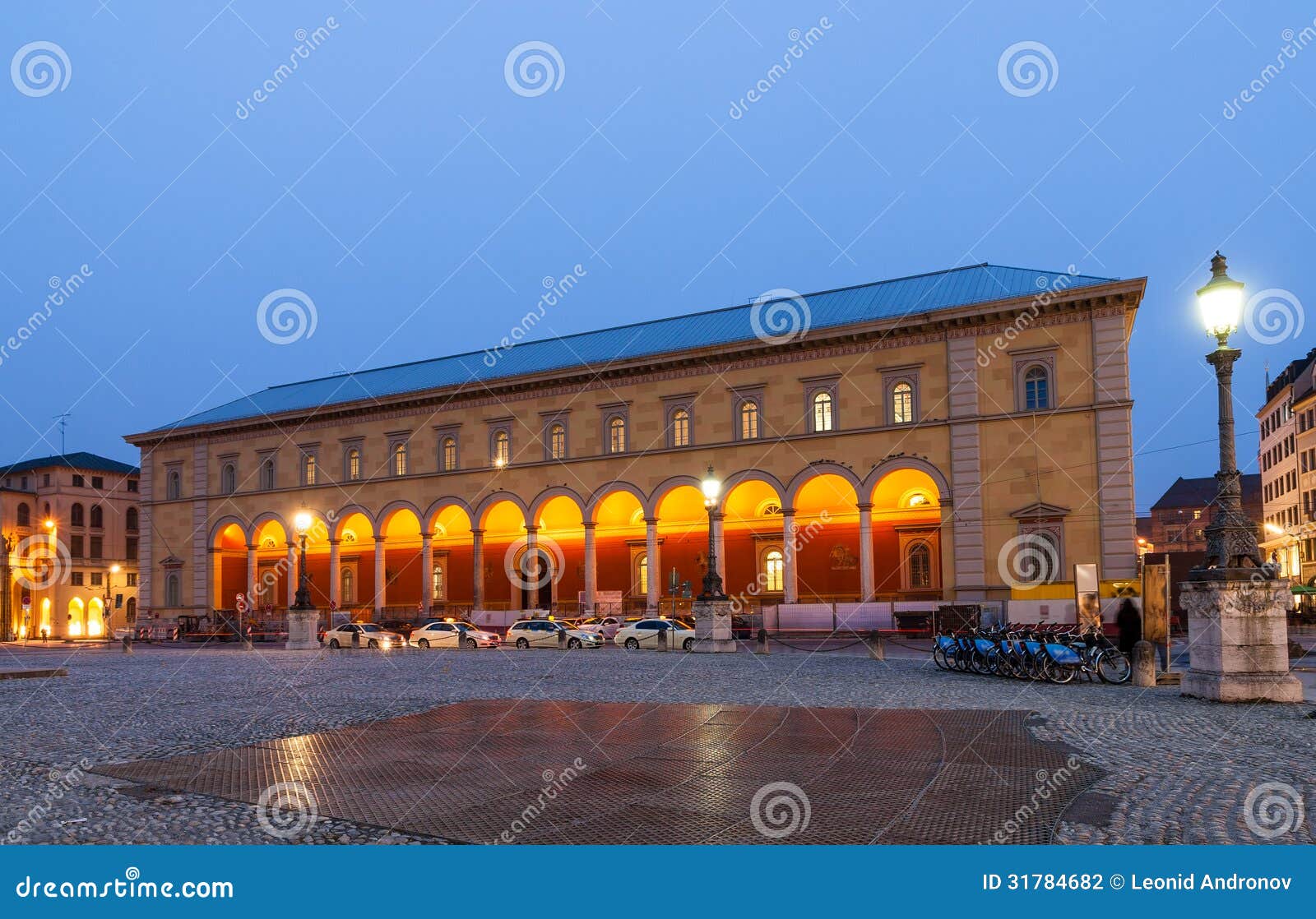 Max-Joseph-Platz in Munich - Germany Stock Photo - Image of illuminated ...