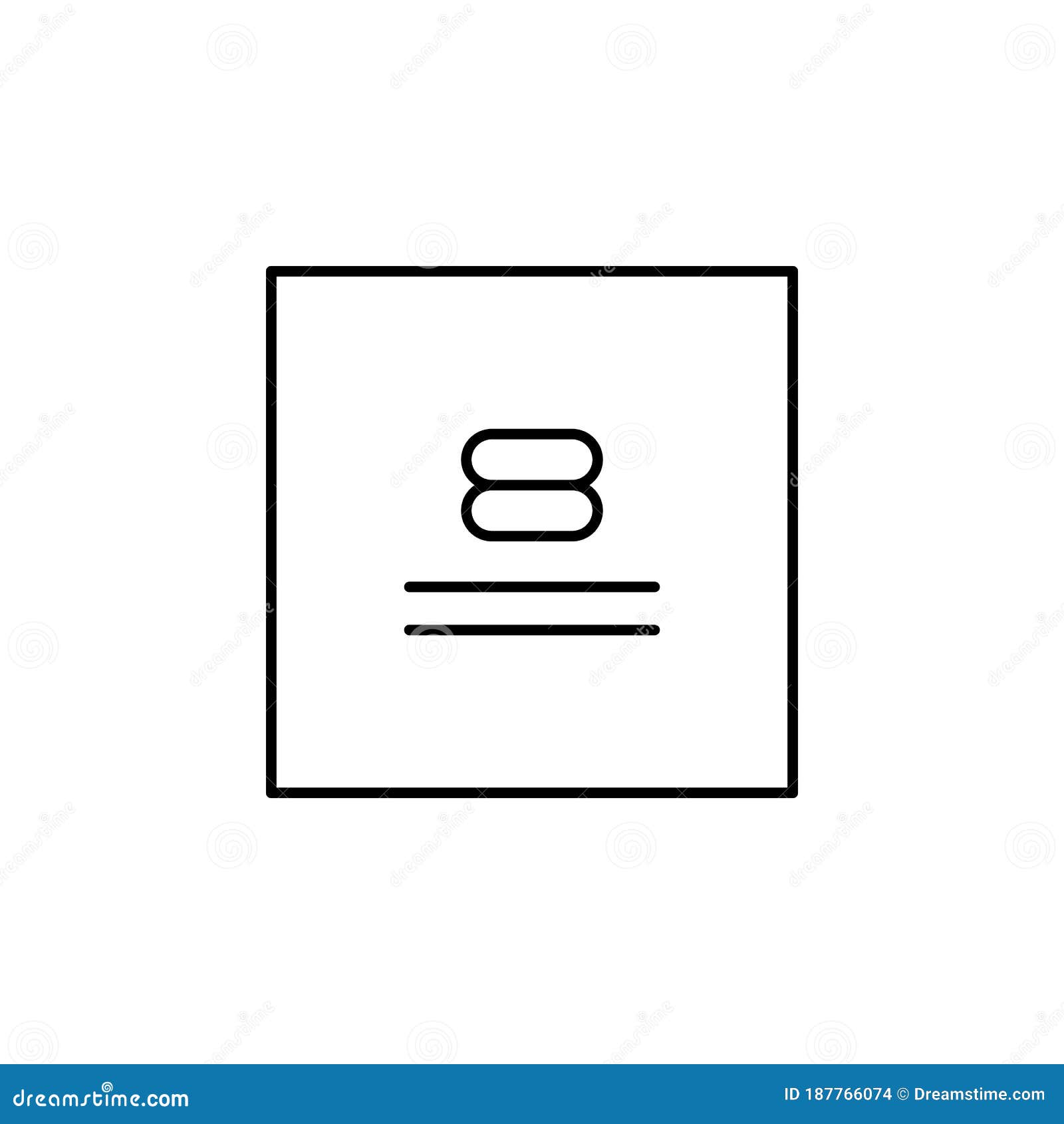 Stack A Maximum Of 5 Five Squares. Vector Illustration Of Pack Stacking ...