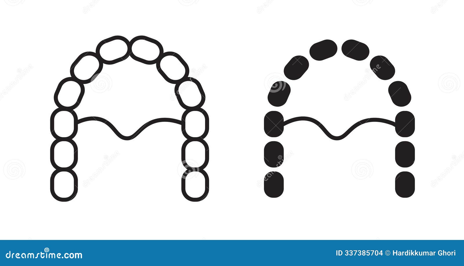 Maxilla Vector Icon On White Background. Flat Vector Maxilla Icon ...