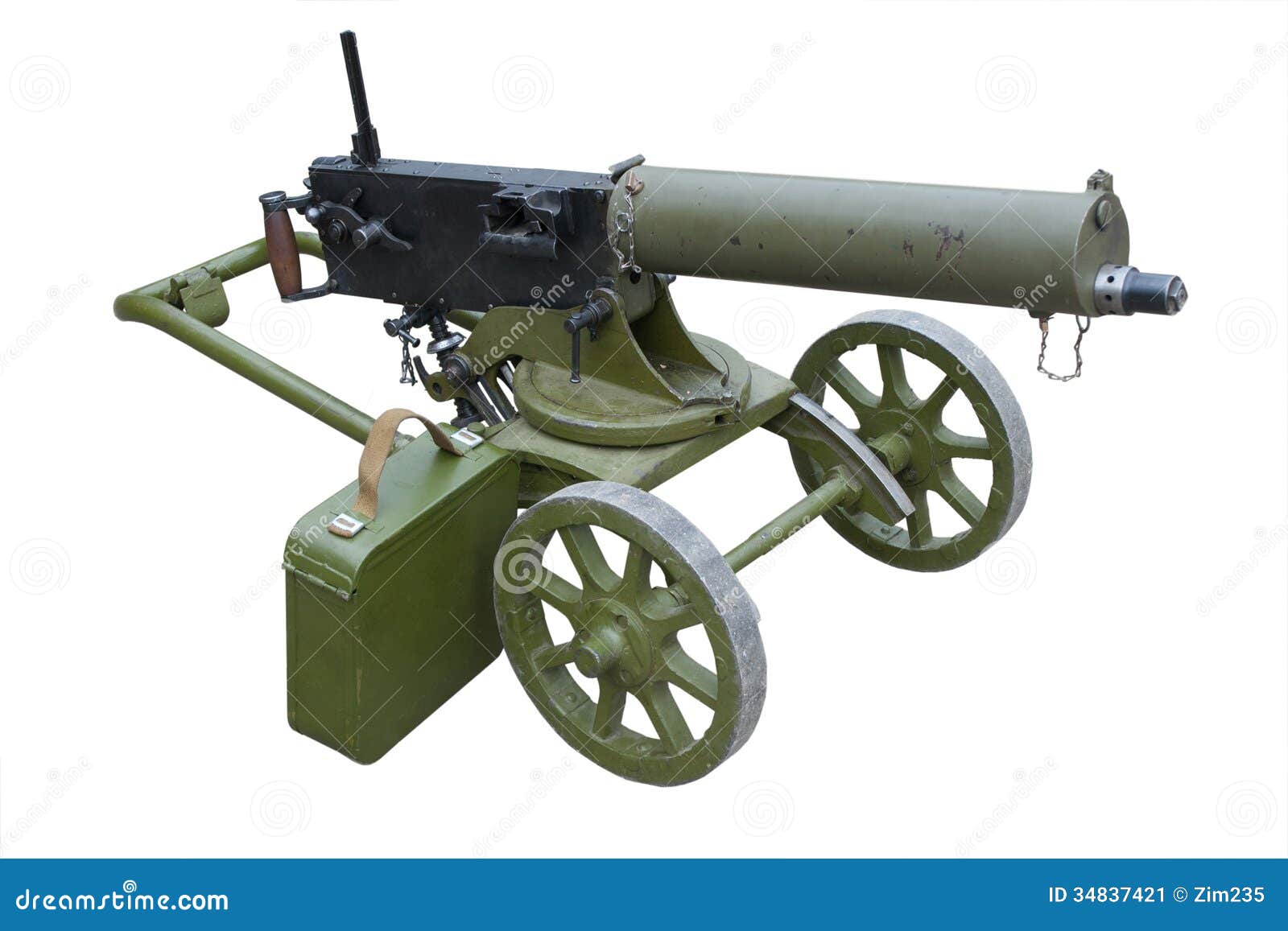 Maxim gun stock image. Image of combat, heavy, 1917, protect - 34837421