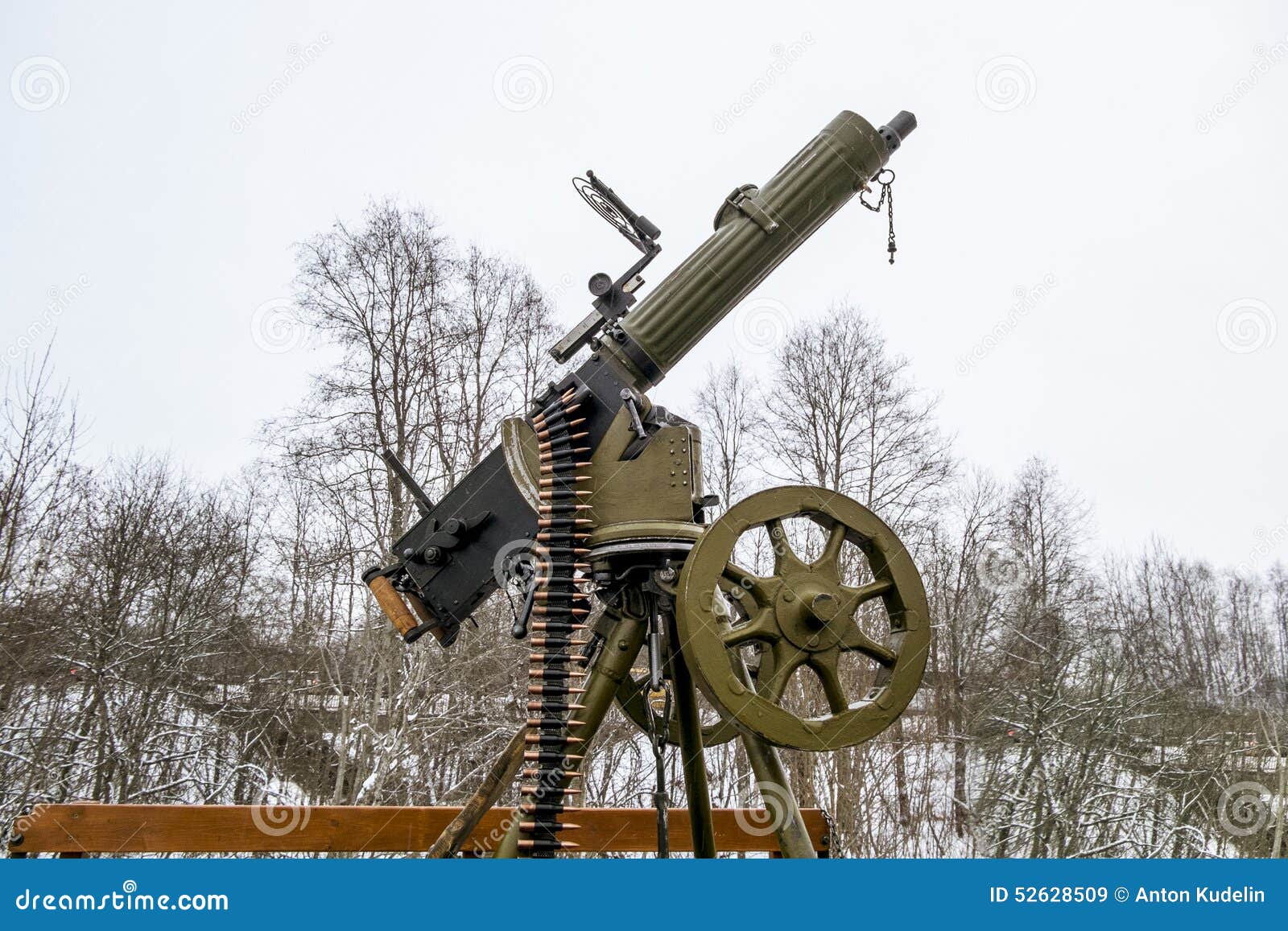 Old Machine Gun. Maxim Gun. First World War Machine Gun Editorial Photo ...