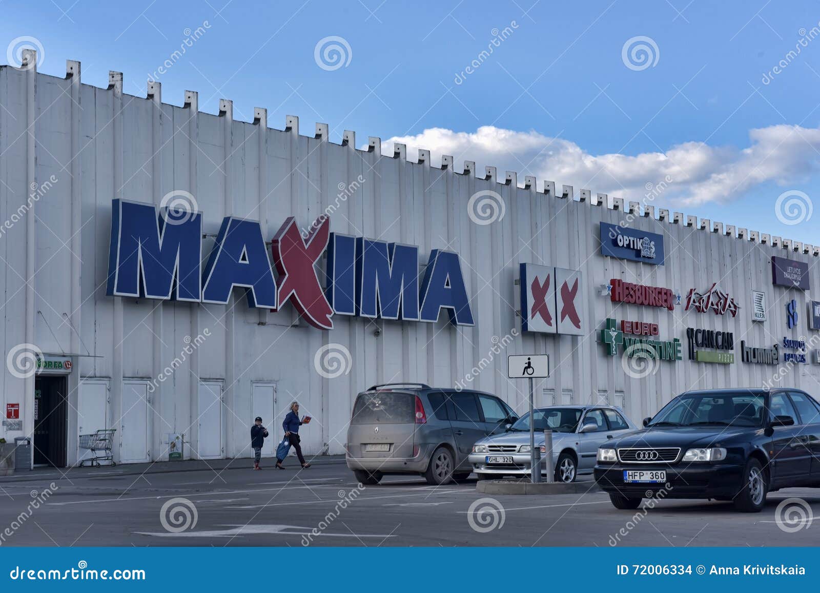 Maxima supermarket editorial stock image. Image of meet - 72006334