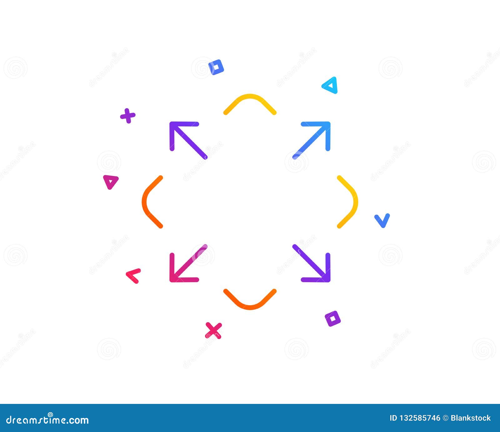 Maximize Arrow Line Icon. Full Screen Sign. Vector Stock Vector ... Maximize Arrow Line Icon. Full Screen Sign. Vector Stock Vector ...
