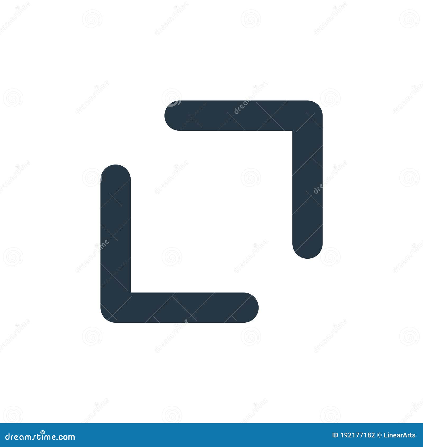 Maximize Icon Vector from Arrows Concept. Thin Line Illustration of ...