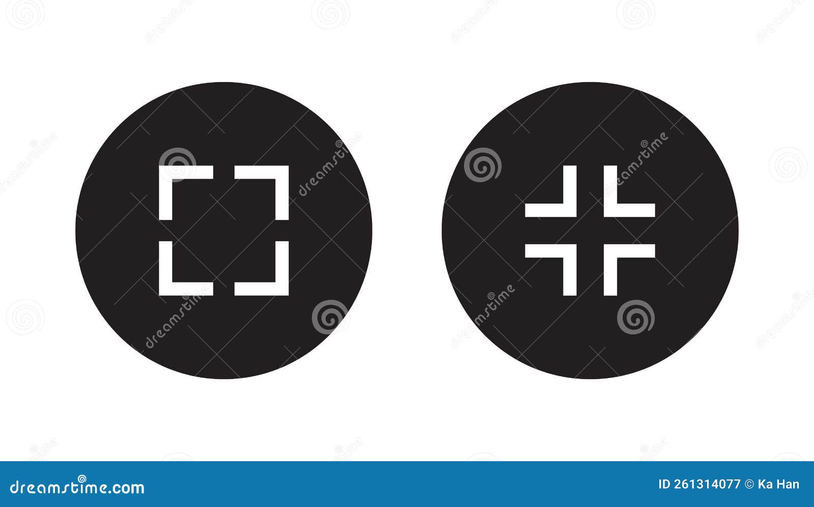 Maximize and Minimize Screen Button Icon Vector Stock Vector ... Maximize and Minimize Screen Button Icon Vector Stock Vector ...