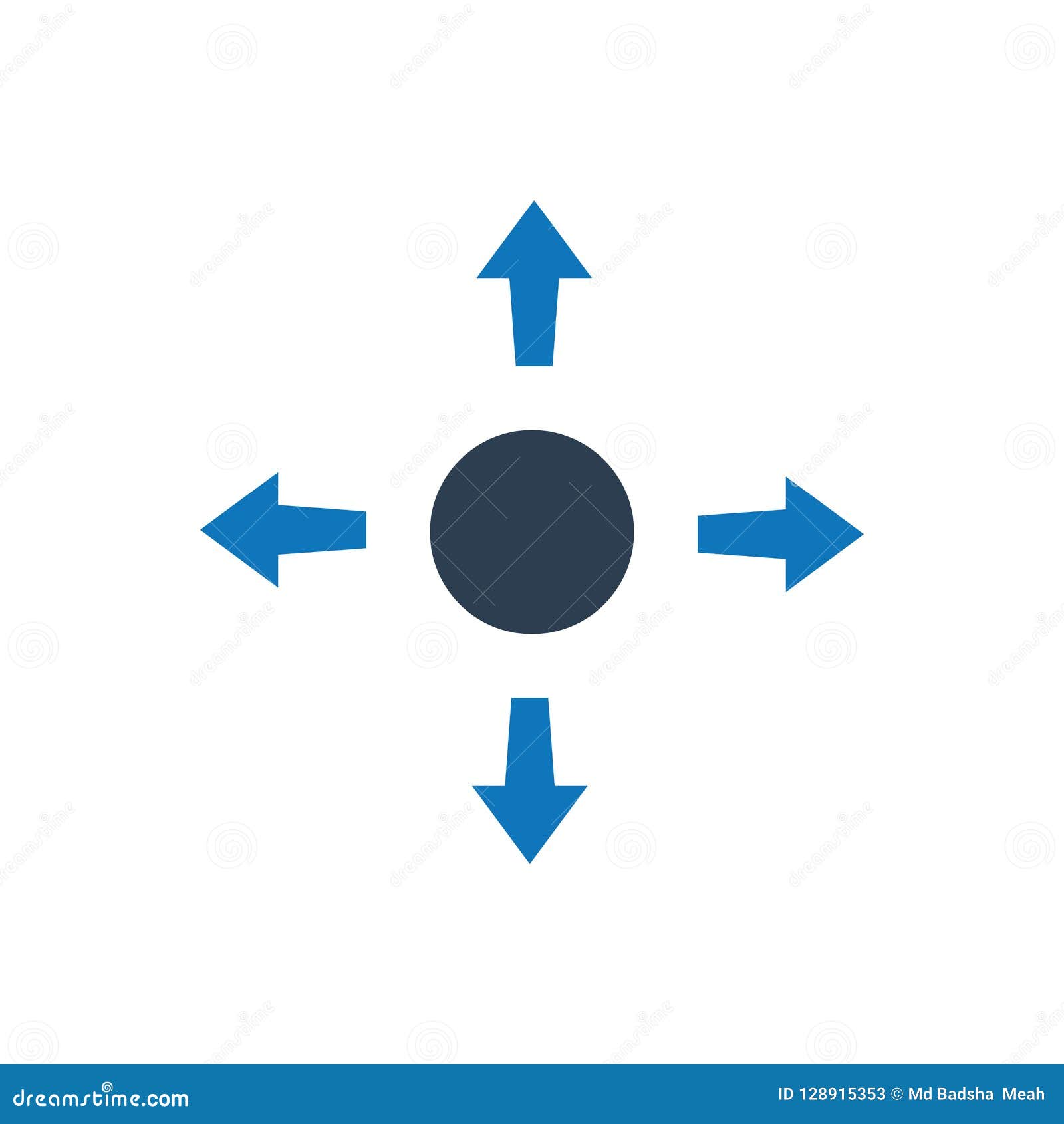 Maximize vector icon stock vector. Illustration of expand - 128915353