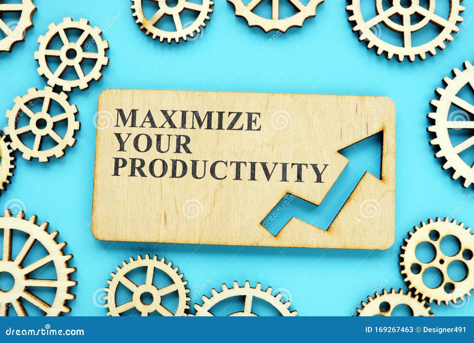 Maximize Your Productivity Phrase on the Plate and Gears Stock Image ... Maximize Your Productivity Phrase on the Plate and Gears Stock Image ...